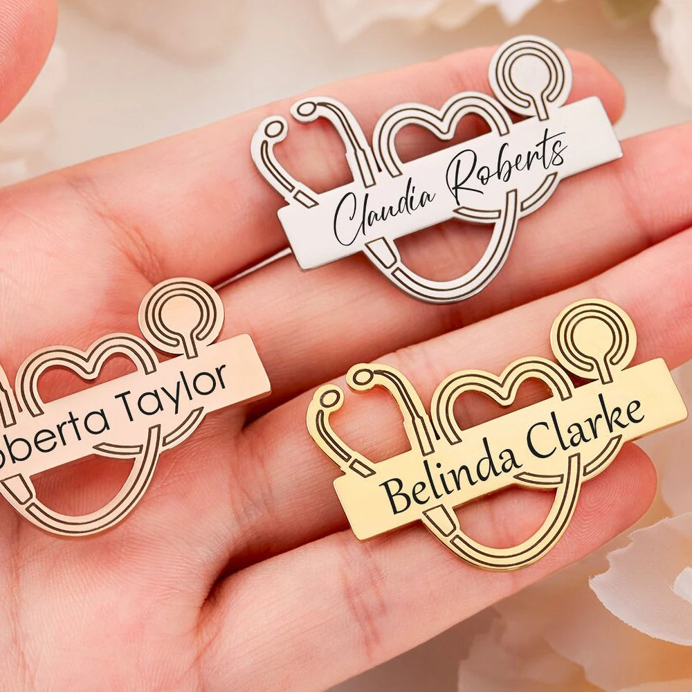 Custom Name tag for Nurse/ Doctors | Custom Necklaces | Custom ...